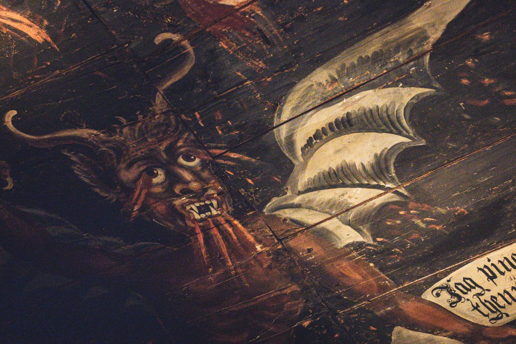 A Delightfully Diabolical Church Ceiling At Borås Museum – Northern Fever